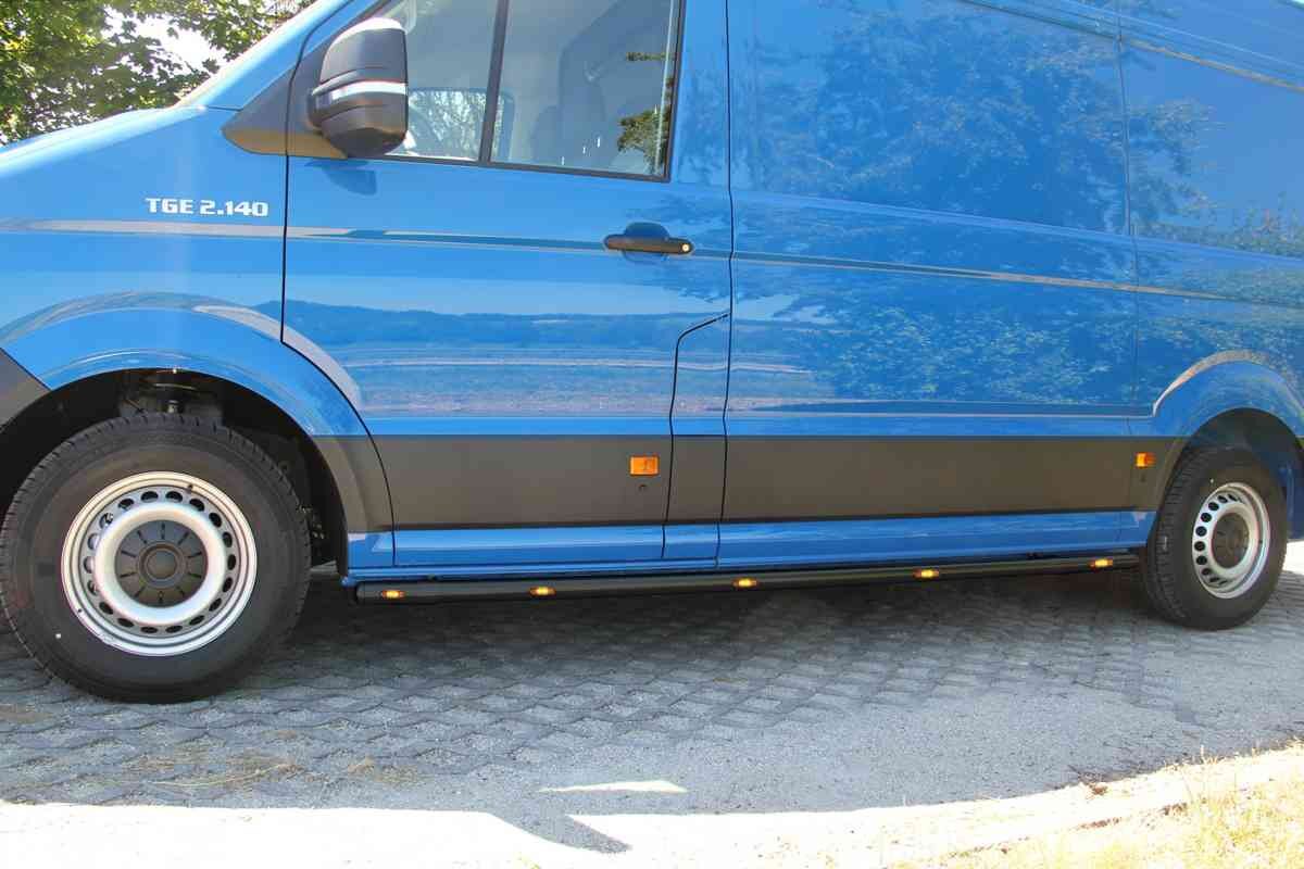 Sidebar - VW Crafter* I MAN TGE - Stainless steel