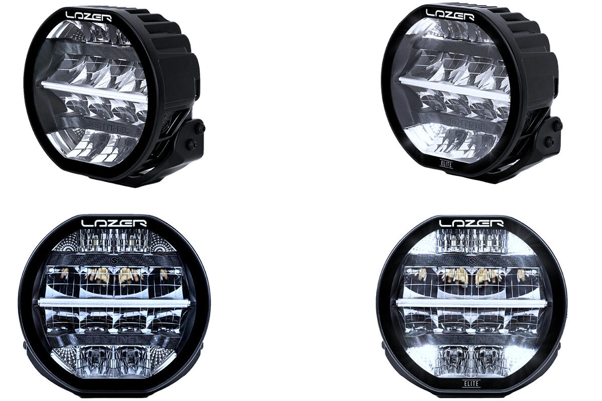 LazerLamps Sentinel LED spotlight round