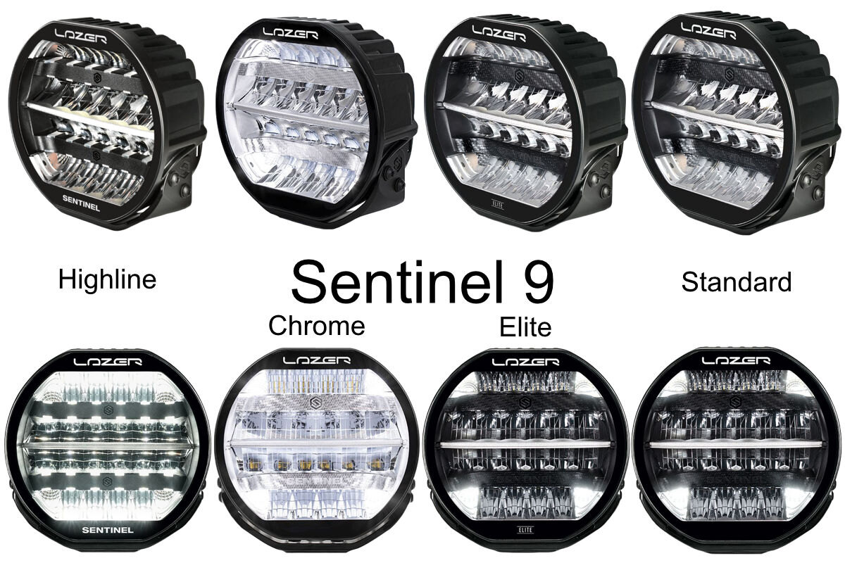 LazerLamps Sentinel LED spotlight round