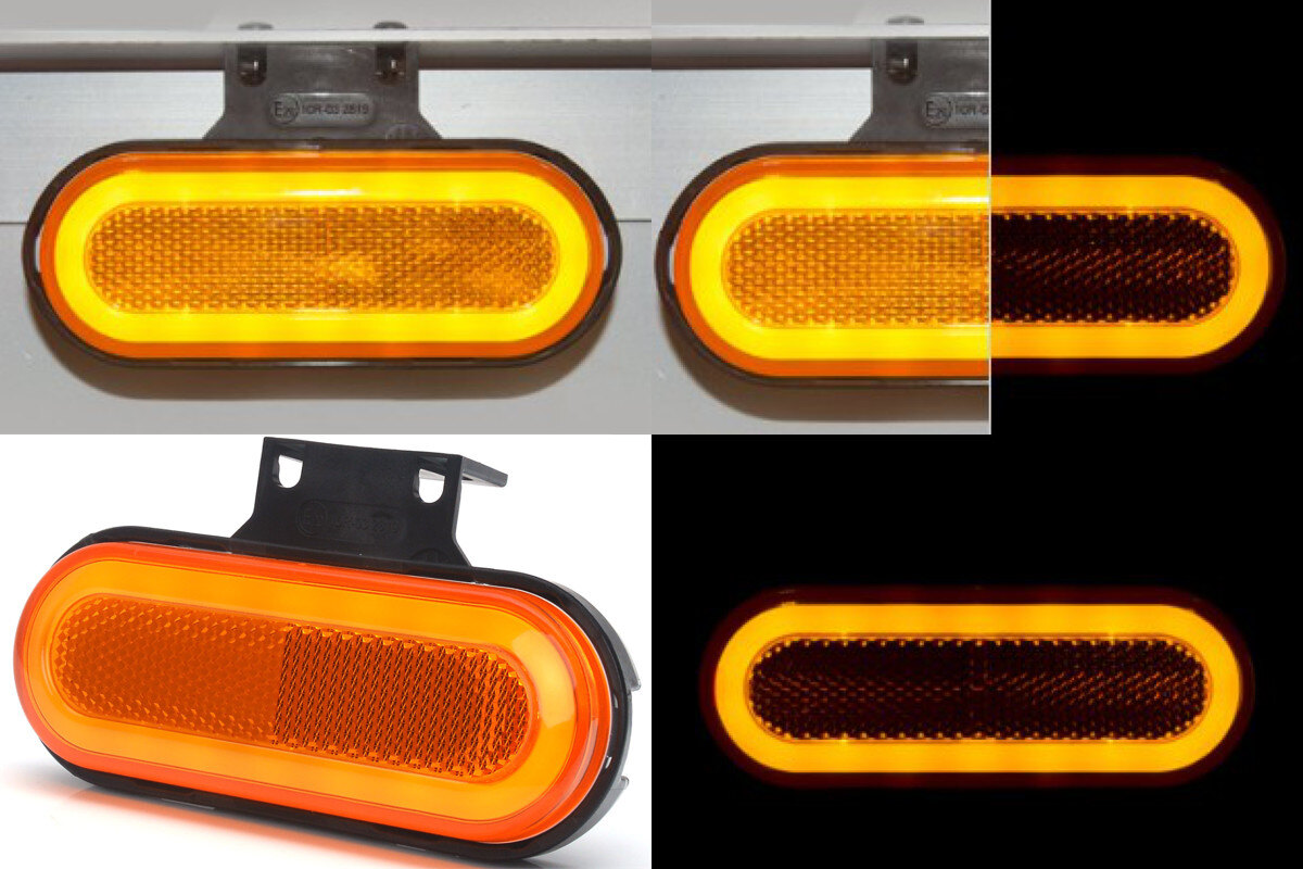 Seitliche ⚟ Markierungsleuchten Neonlicht-Optik